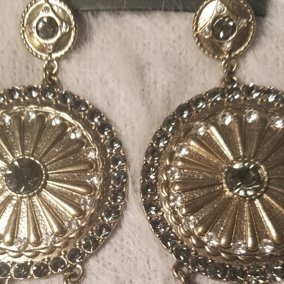 bebe | Jewelry | Bebe Gold W Diamond Crystal Elements | Poshmark